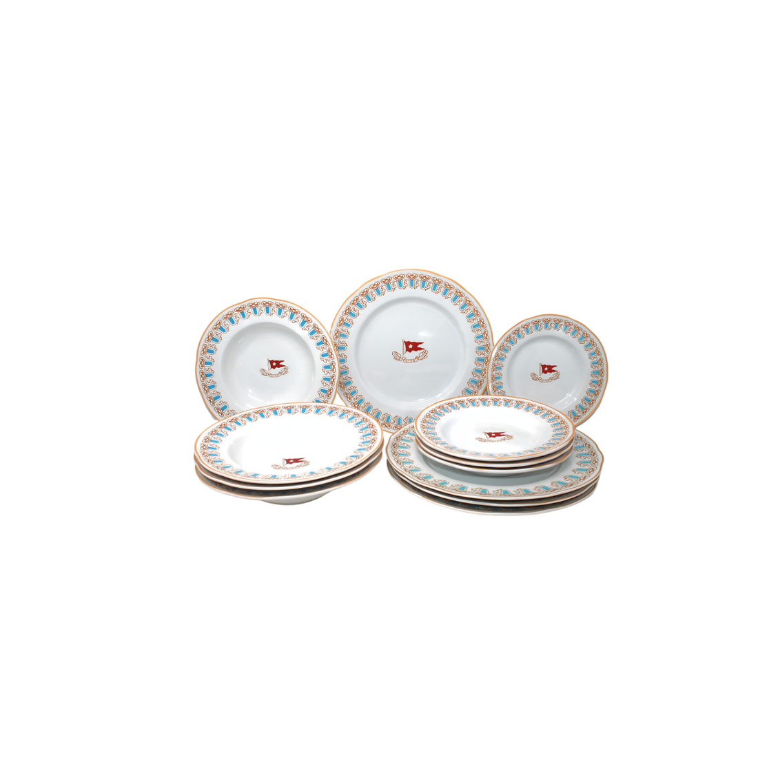 Replica Wisteria China Set, 12-piece – RMS Titanic Inc.